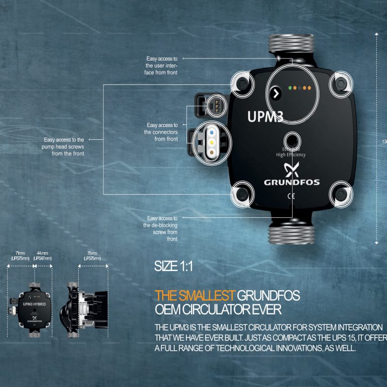 Grundfos Pump With Underfloor Heating Manifold And Pump Pack & Valves ...