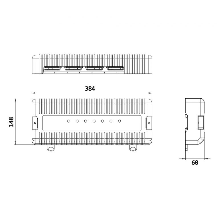 Heatmiser UH8 8 Zone 230v Wired Wiring Centre Water Underfloor Heating ...