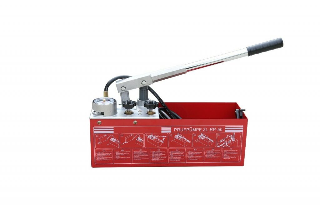 UFH Pressure Tester - Water Underfloor Heating Hydraulic Pressure ...