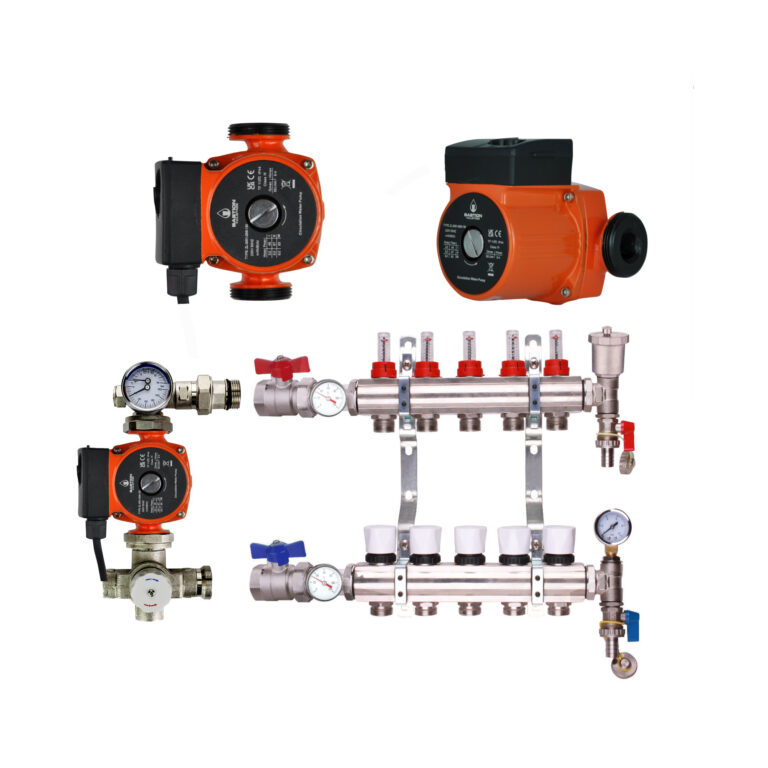 Bastion Underfloor Heating Manifold With Pump Pack & Valves – Bastion ...