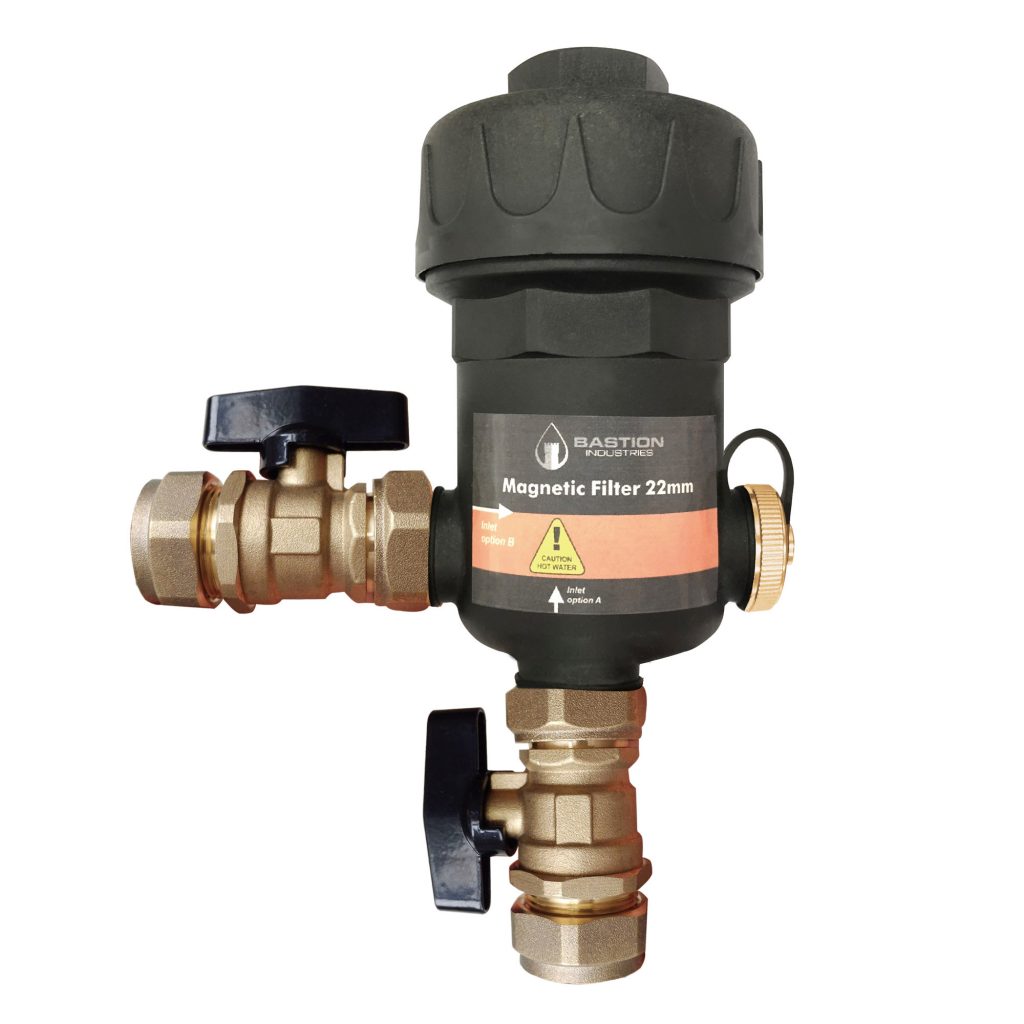 BASTION 22mm Magnetic Filter - Mag Clean - For Boilers or Underfloor ...