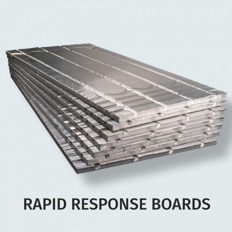 Underfloor Heating Boards Foil Coated 100µm Fast Warm Up Overlay Boards ...