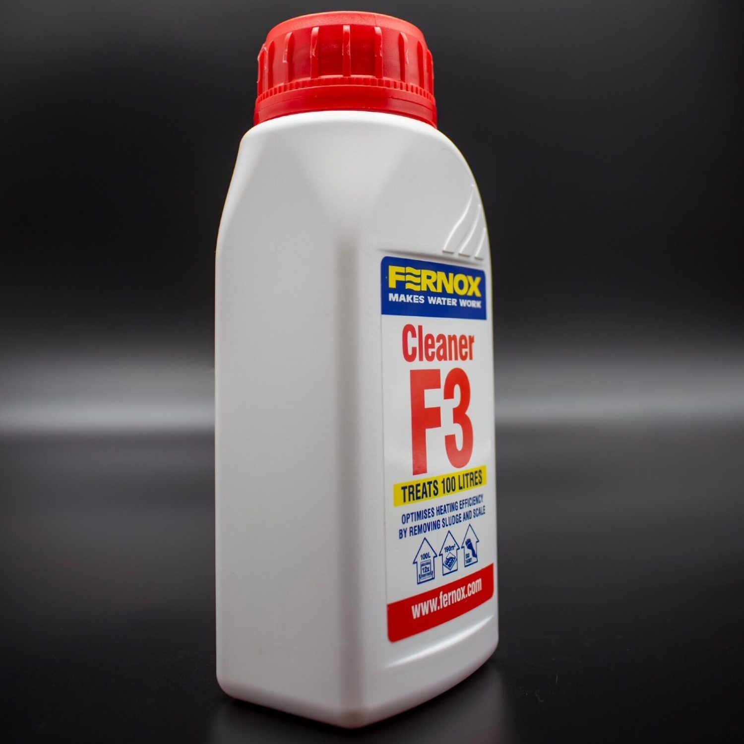Fernox F3 Cleaner 256ml Safe PH Neutral Underfloor & Central Heating ...