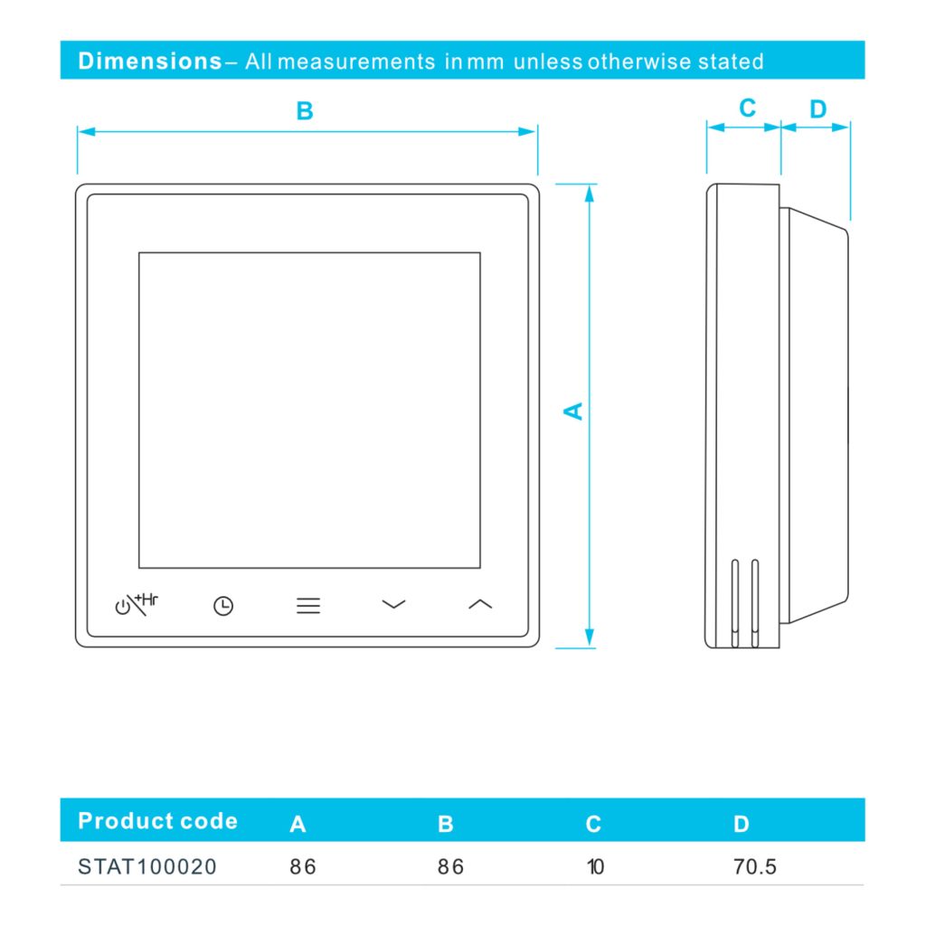 Reliance Battery Controlled RF Programmable Thermostats For Underfloor ...