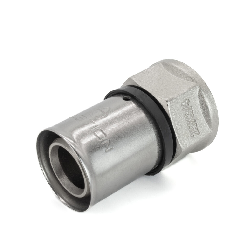 Straight Press Fitting 25mm x 3/4F Female Straight Union - U-Profile ...