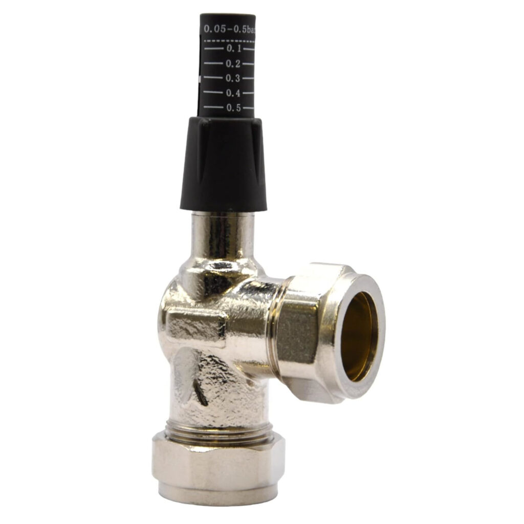Automatic Bypass Valve Angle 22mm - The Underfloor Heating Site